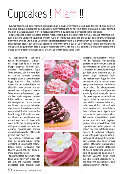 Magazine Wedding Cupcakes