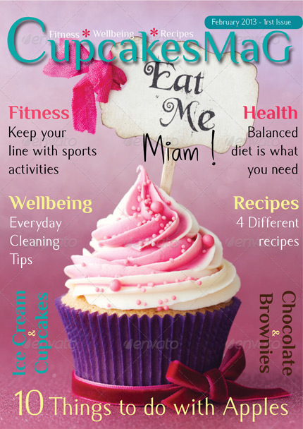 Magazine Wedding Cupcakes